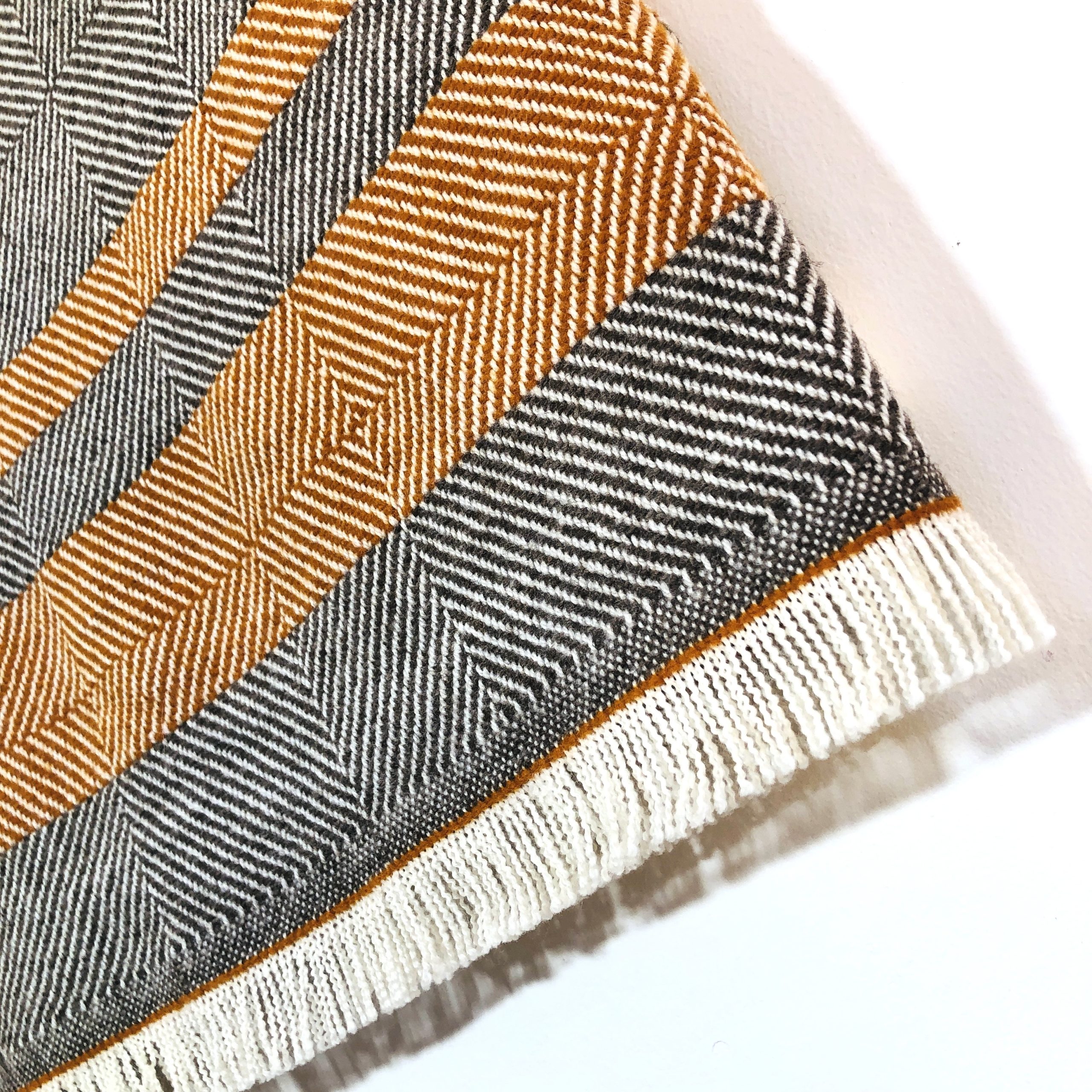 Un plaid artisanal, 100 % naturel, made in France